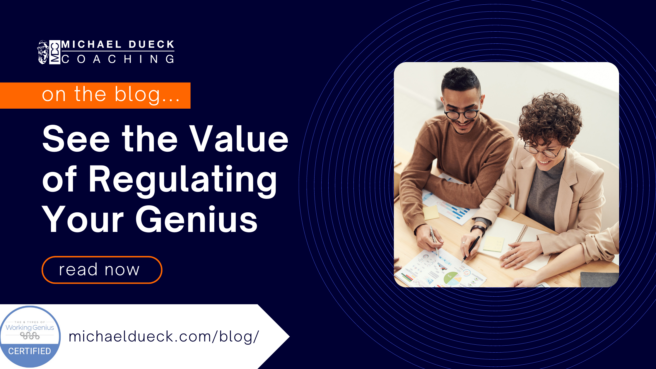 See The Value of Regulating Your Genius - Michael Dueck